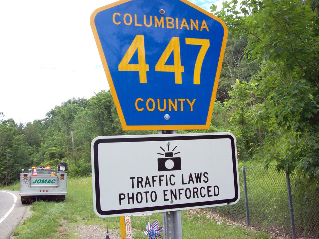 Dawson says county has nothing to do with traffic camera warnings ...